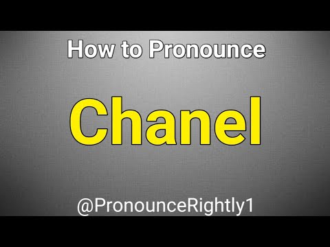 How to Pronounce Chanel like a PRO in English?