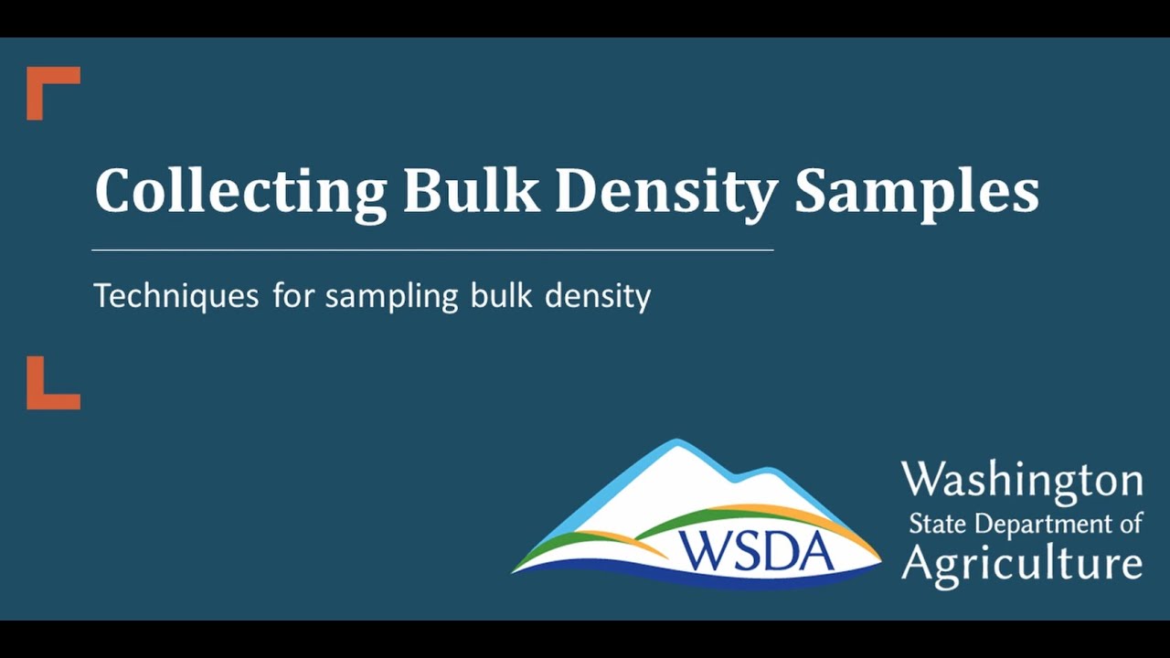 Soil Sampling 101: Bulk Density