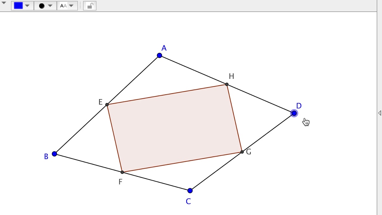 GeoGebra Tutorial 2 - Midpoints and Quadrilaterals