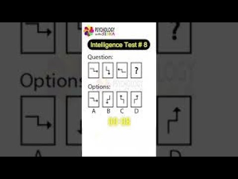 Intelligence test # 8 | Non verbal Intelligence Test | Psychology with Sidra|