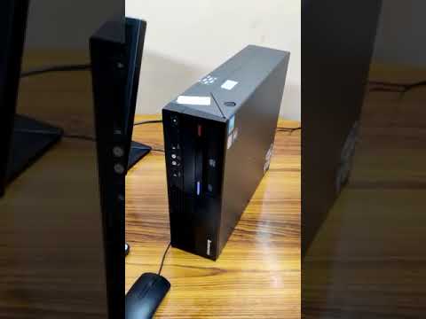 used computers 17 inch Dell square monitor- LENOVO branded cpu with keyboard and mouse #sales