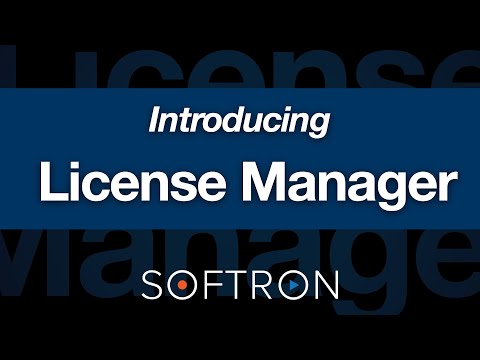New: License Manager
