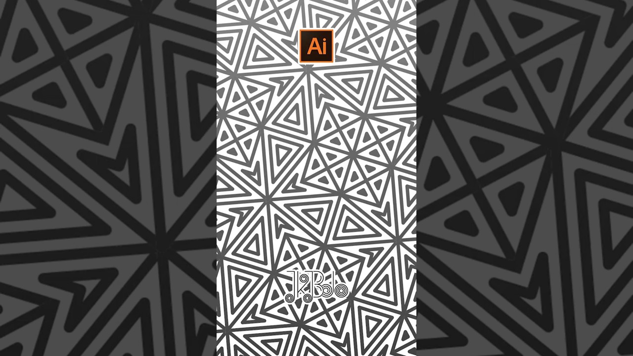 Quick Pattern Design | Adobe Illustrator | JKJBdo #artwork #illustration #pattern