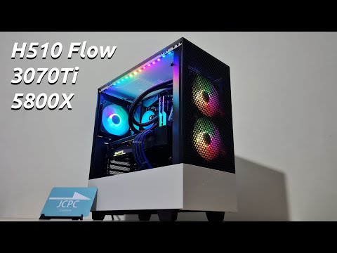 DuoFlo | H510 Flow Gaming PC Build With Ryzen 5800X RTX 3070Ti Fractal Lumen Review