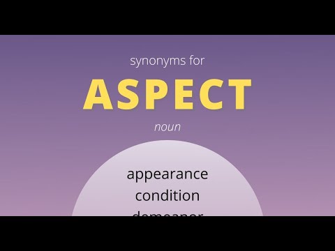Synonyms For Aspect, appearance, condition, demeanor, expression, look, manner, Air