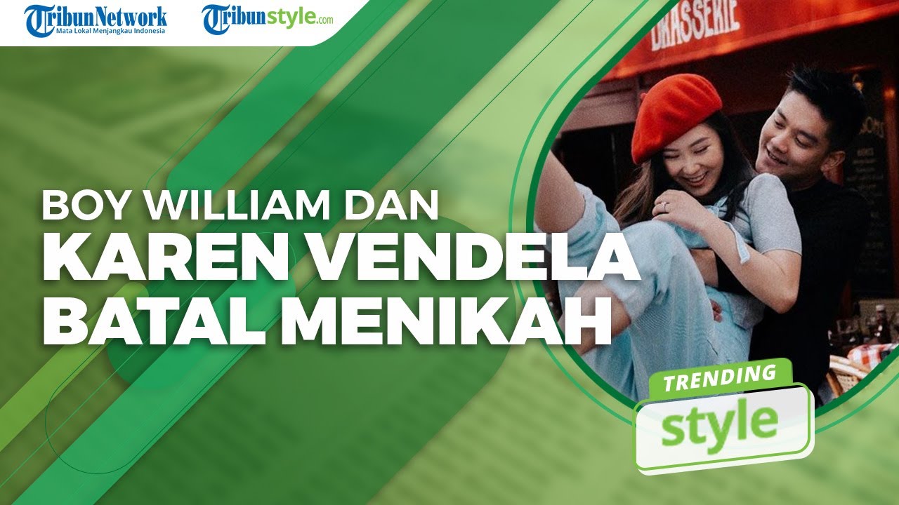 TRENDING STYLE: Batal Menikah, Boy William Tak Percaya dengan ...