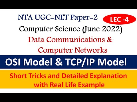 OSI Model Video Lecture - Crash Course for UGC NET Computer science