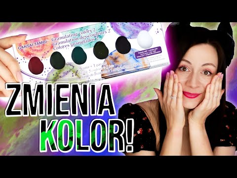 To są TE farby, o których mówi cały internet... GANSAI TAMBI Granulating colors 2