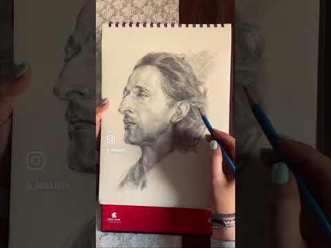 | drawing portrait | pencil on paper size A4