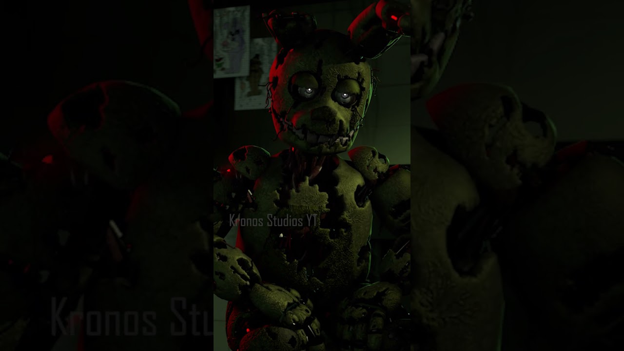 [SFM/FNAF] Springtrap knows about his fanart #shorts