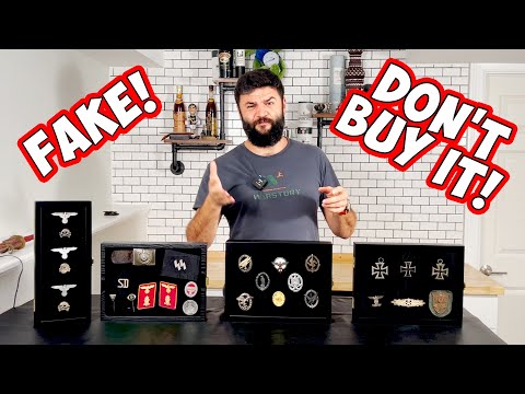 FAKES on the market! SS insignia and German badges