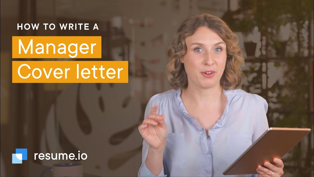 Top 3 tips for cover letter writing (manager position)