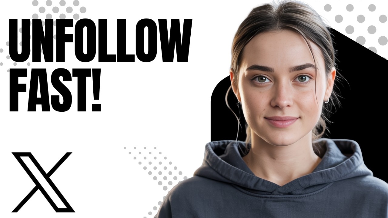 Unfollow Anyone on X FAST! (Twitter Tutorial Step by Step)