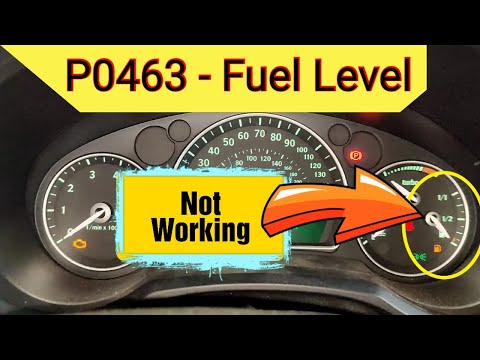 2007 Saab 9-3 2.0T Gas Gauge Not Working P0463 - Fuel Level Sensor Circuit