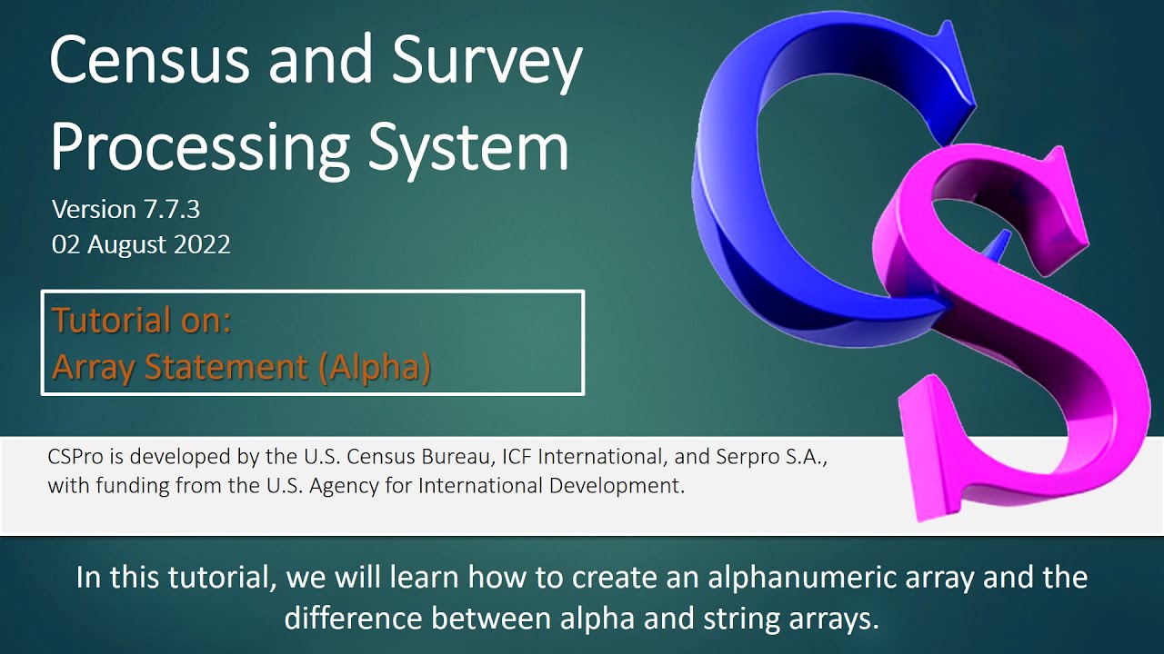 Tutorial on: Array Statement (Alpha)
