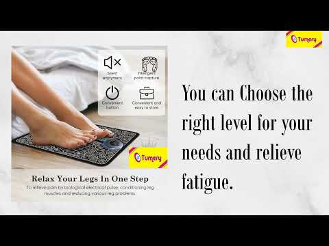 Tumery USB EMS Foot Massager Muscle Feet Leg Massager Foldable Massager ...