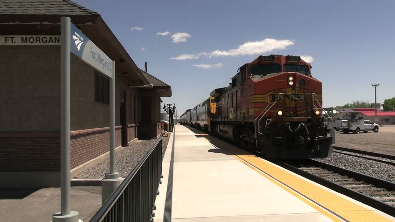A late Calif. Zephyr in Ft. Morgan on 15MAY2026