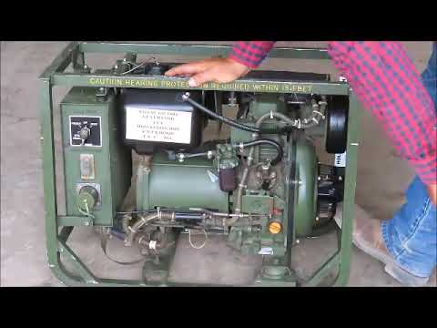 MEP-531a 2KW Portable Diesel Generator Quick Start