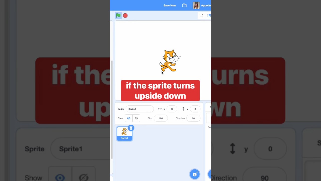 DO THIS🔥 if your sprite turns upside down