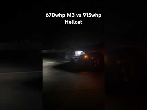 670whp M3 vs 915whp Hellcat 🔥🔥