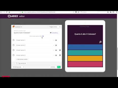 Quizizz realizzare test