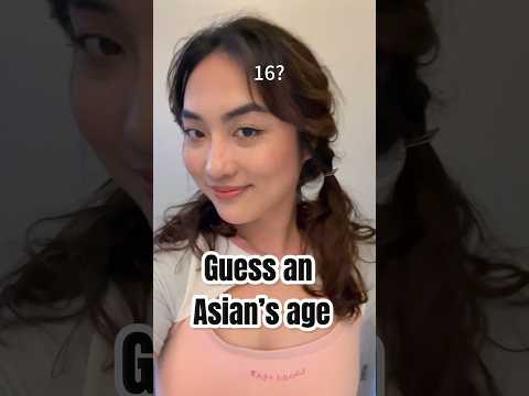 Look Young as Asians Donβt Age?