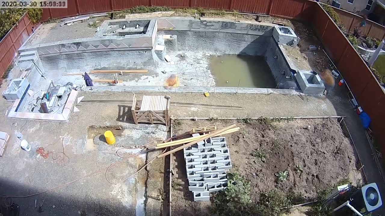 Pool Build: 15 months in 60 seconds