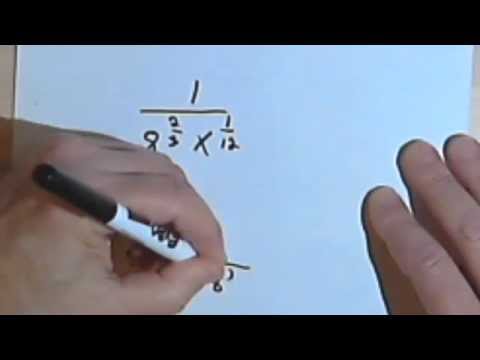 Simplifying Expressions Containing Rational Exponents, part 1 070-16a