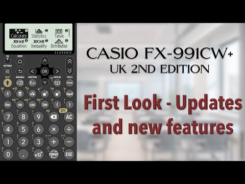 Casio fx-991CW+ UK 2nd Edition - latest model