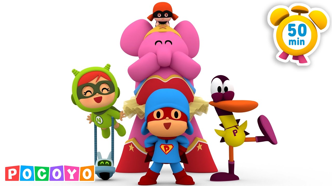 🎬POCOYÓ LA PELÍCULA Pocoyó y La Liga De Los Súper Amigos |DIBUJOS ANIMADOS y CARICATURAS en ESPAÑOL