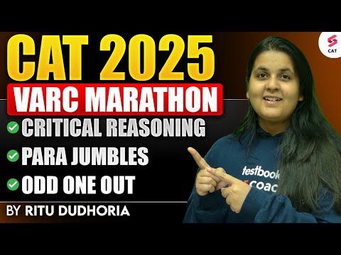 CAT 2025 Preparation | CAT 2025 VARC Preparation | CAT VARC Marathon to Ace CAT 2025 | Ritu Dudhoria