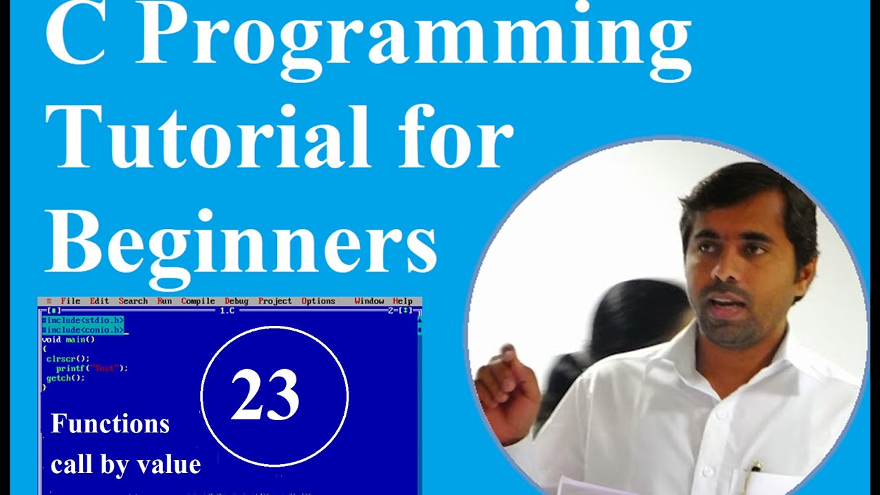 C Language Tutorial for Beginners  |#23 Functions call by value