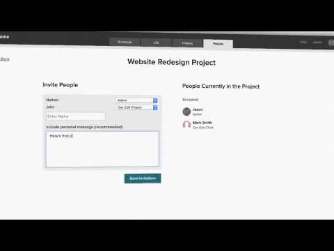 How to Invite People to Your Project in TeamGantt
