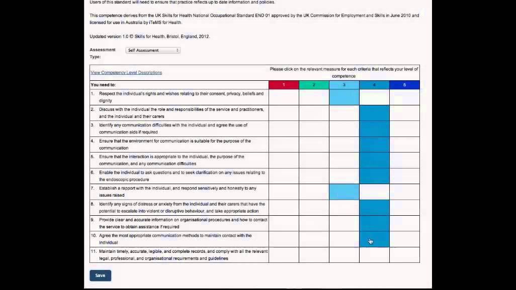 iTeMS System Competency Framework Module