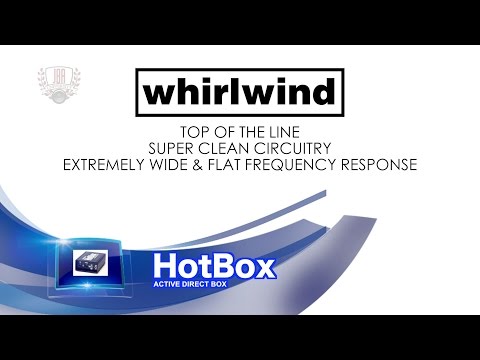 Whirlwind Hotbox Active Reference DI - Black Matt | Reverb