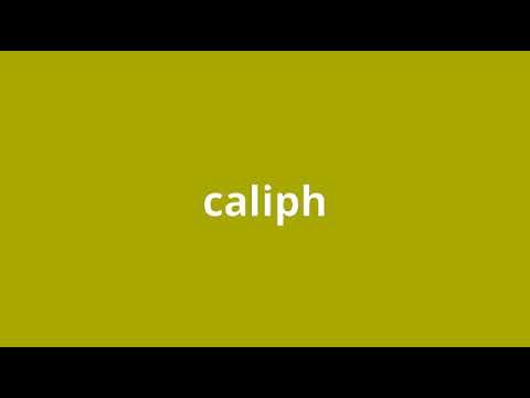 what is the meaning of caliph.