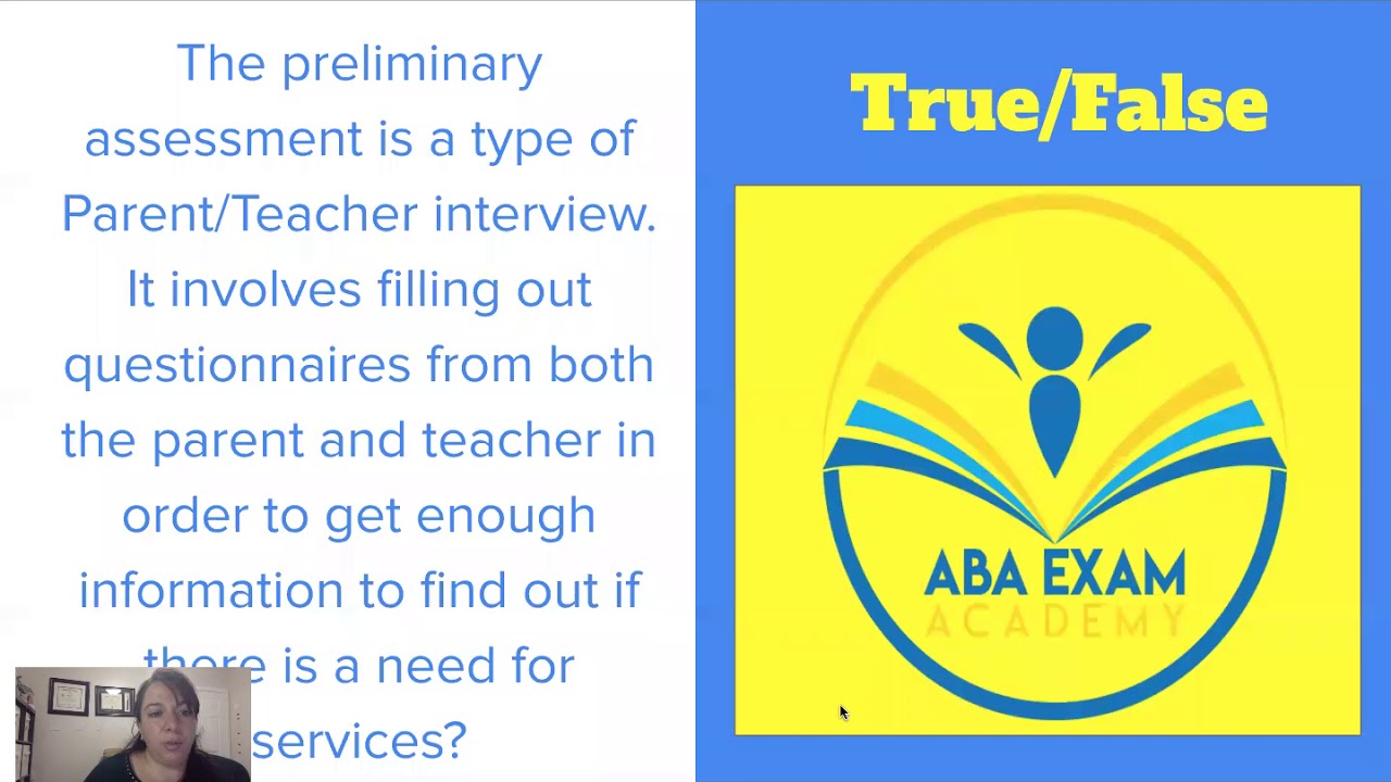 Review records, preliminary assessments, Medical & Environmental variables (BACB Task list)