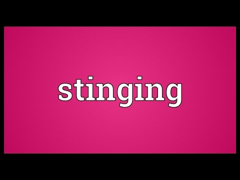 Stinging Meaning