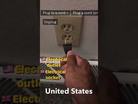 #grammar #english #esl inglรฉs #speakenglish Plug in Outlet ๐บ๐ธ ๐ Socket ๐ฌ๐ง