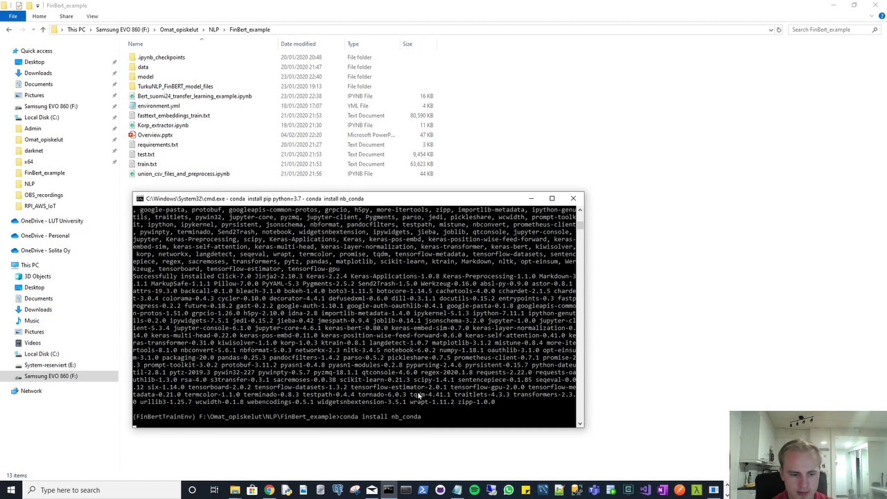 2/10 Hands on NLP text classification tutorial with BERT: Training environment setup