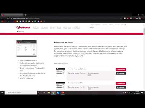 How to Download PowerPanel Personal