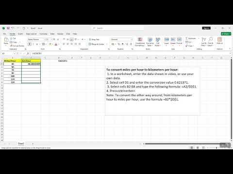 Convert miles per hour to km per hour