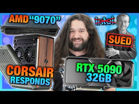 HW News - The $182,000 GPU, Intel & CEO Sued, Corsair Responds to GN Review, & RTX 5090 Rumors