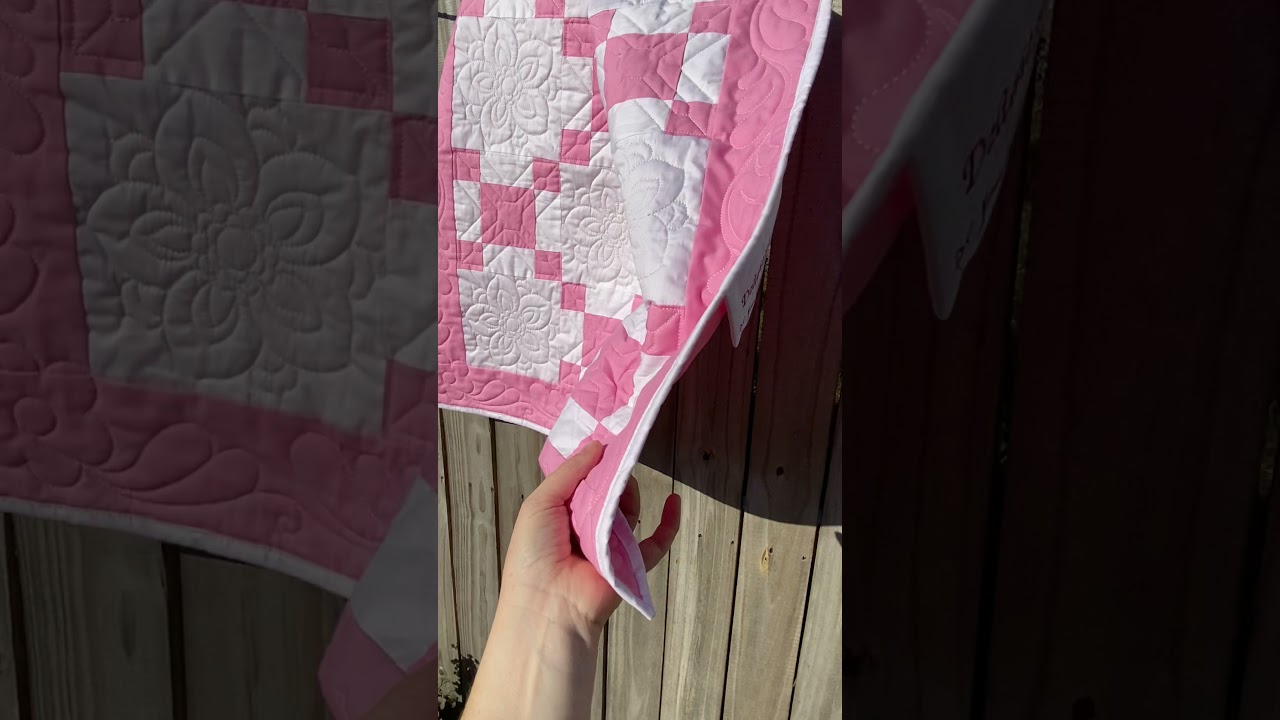 The Classic Pink Baby Quilt