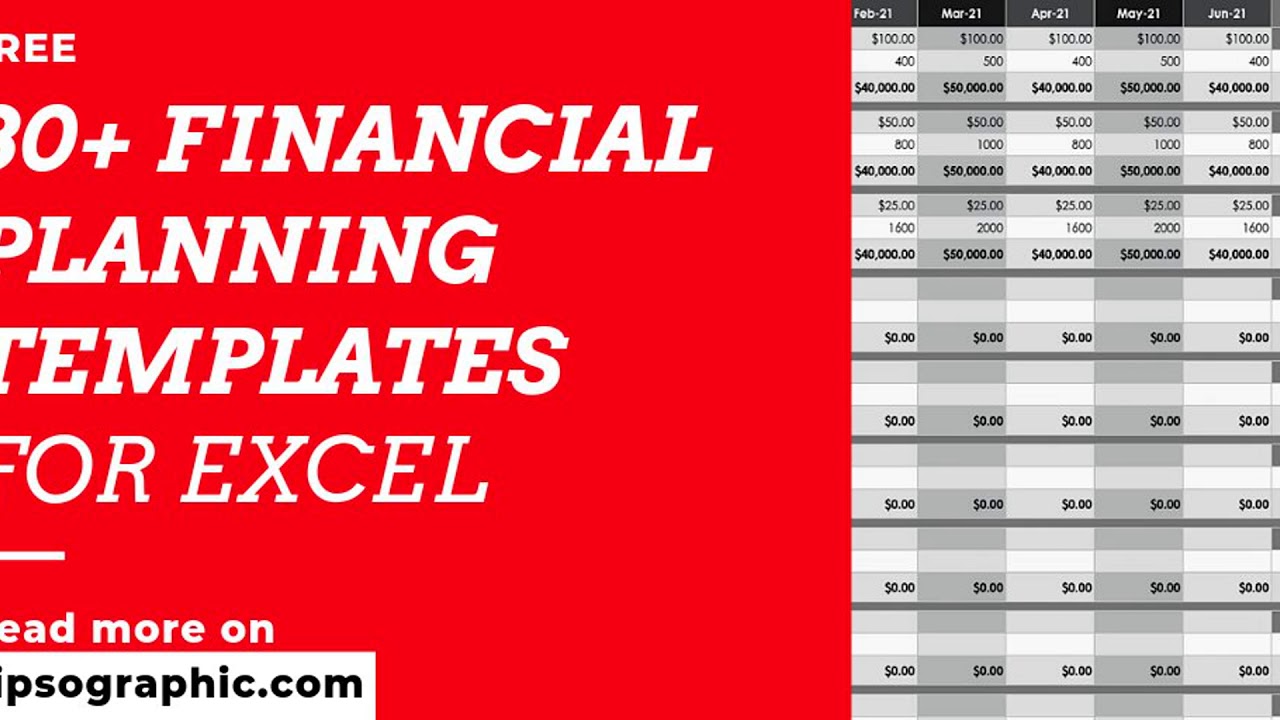 30+ Financial Planning Templates for Excel, Free