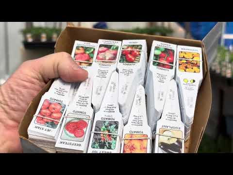 Garden Plant Seed Labels