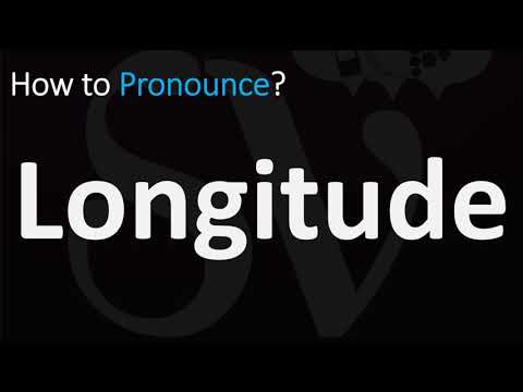 How to Pronounce Longitude? (CORRECTLY)