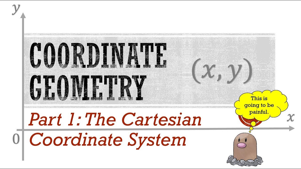 Coordinate Geometry 1: The Cartesian Coordinate System