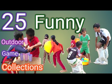 25 Collections Of Fun Outdoor Games / Party Games