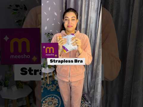 Meesho strapless Bra 🌸#shorts #meesho #trending #styling #girlswear 🥰